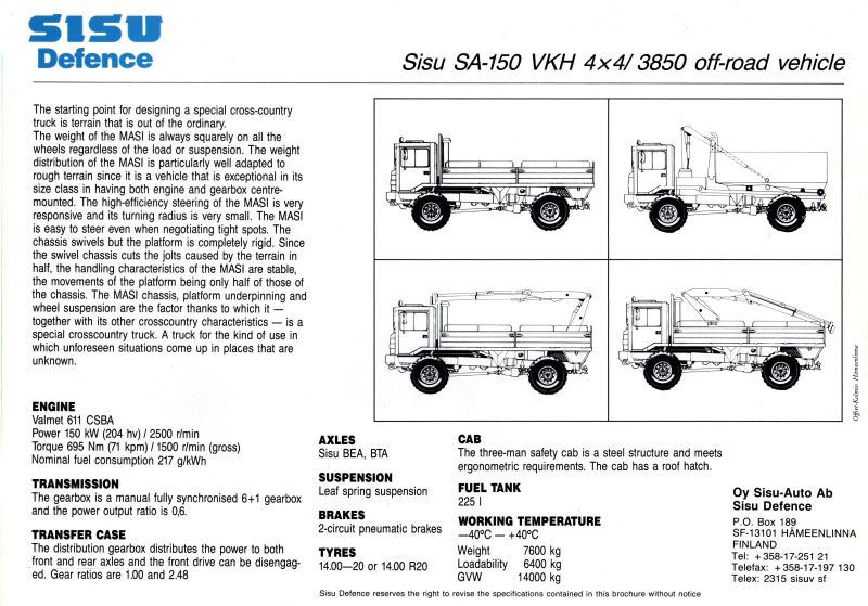 Das Offroad Forum: SISU Masi