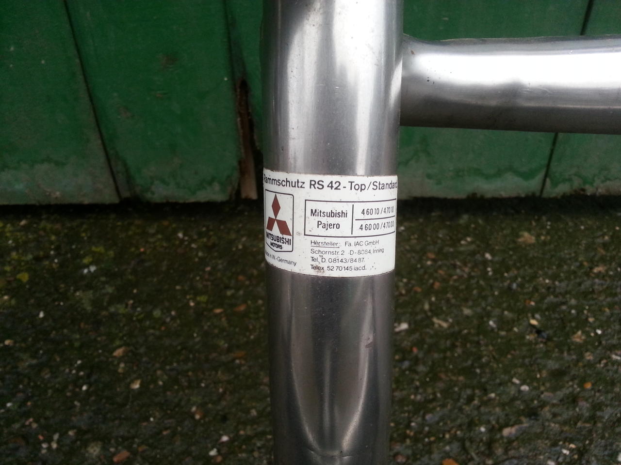 Das Offroad Forum: VA-Paket Pajero L040, Frontschutzbügel, Flanken ...