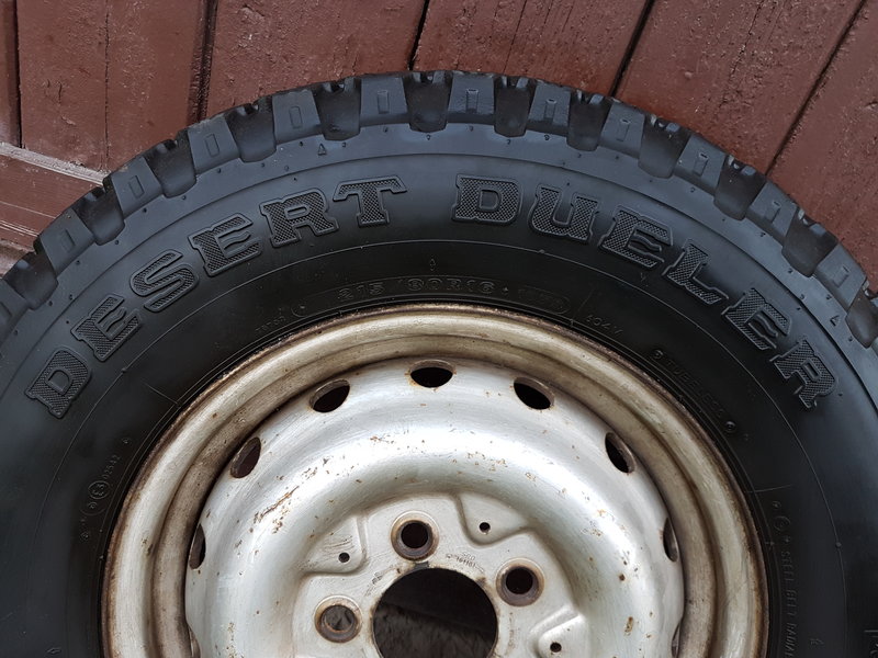 Das Offroad Forum: MERCEDES G W460/W461 4 Stahlfelgen 5.5X15 mit Reifen ...