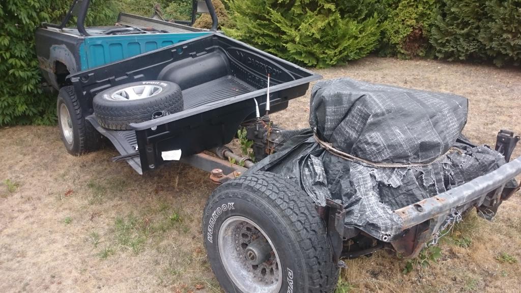 Das Offroad Forum: Rahmen mit Motor/Getreibe Mitsubishi L200 K34